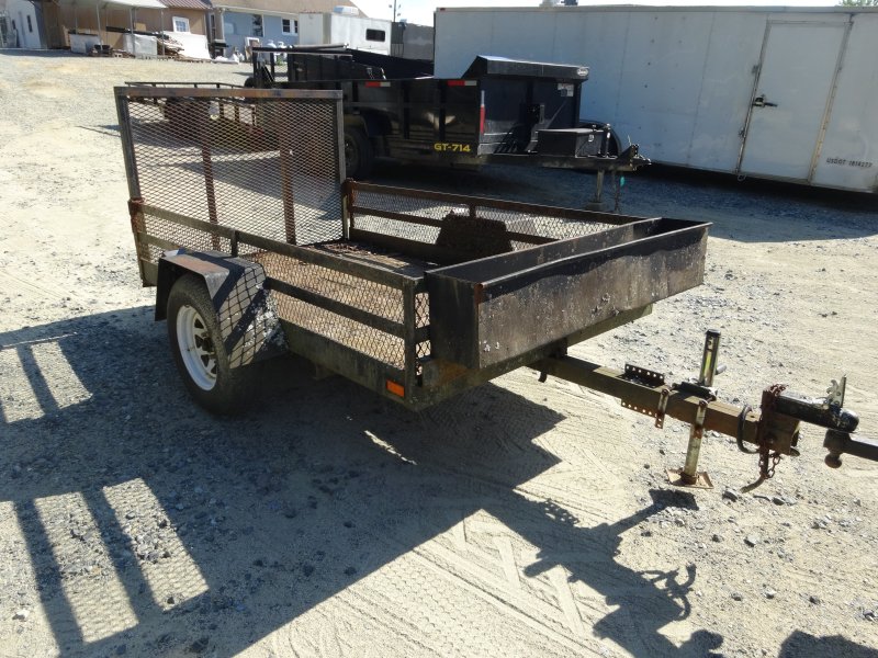 1980 Trai 5x8 Utility Trailer Mesh 2K GVWR - North Carolina Trailer Sales